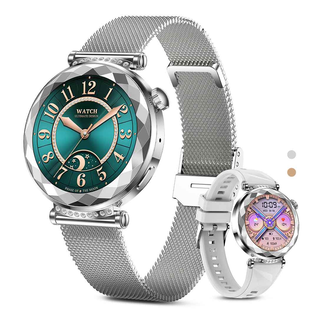 Women fasion smartwatch, 1.19' AMOLED display, women's activity tracke ...